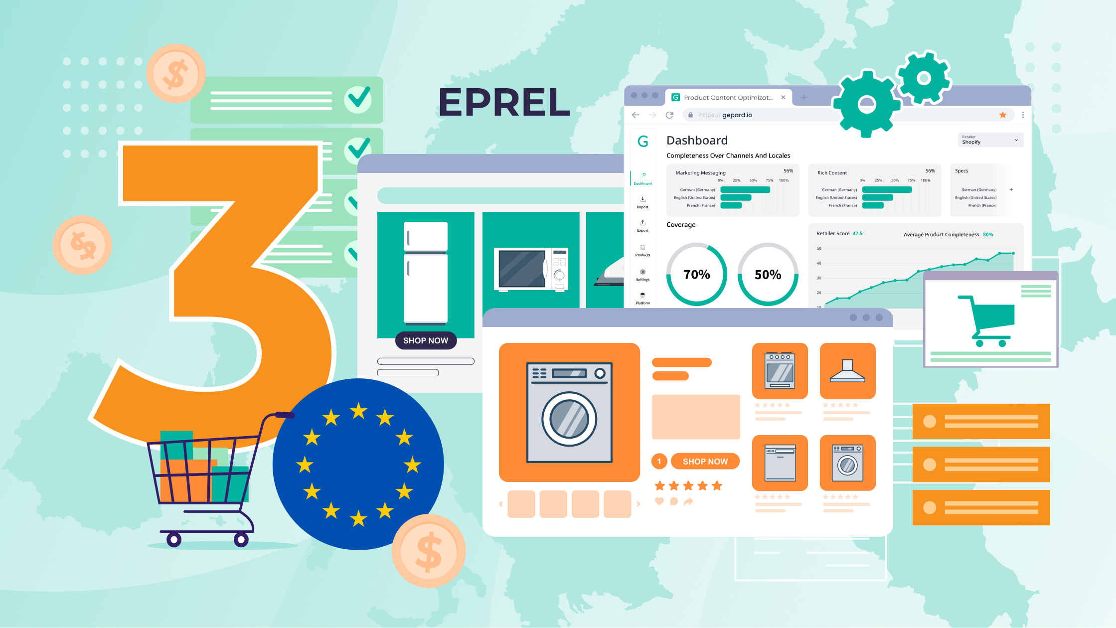 Product Data Entry to EPREL Data Base: 3 Cases to Learn from