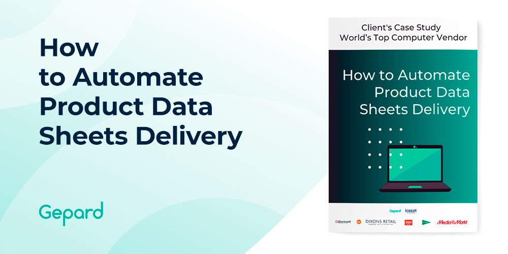 How to Automate Product Data Sheets Delivery - Gepard PIM
